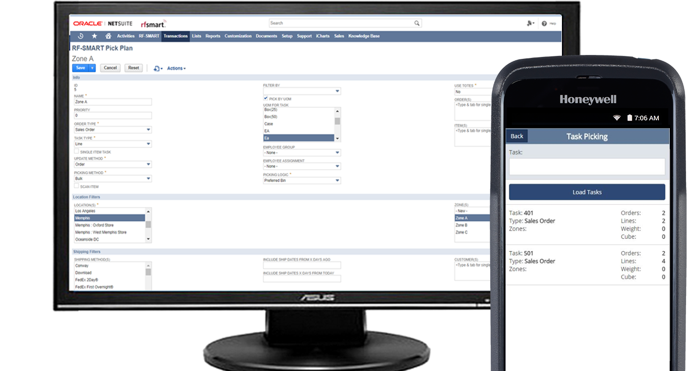 Picking Strategies for NetSuite | RF-SMART